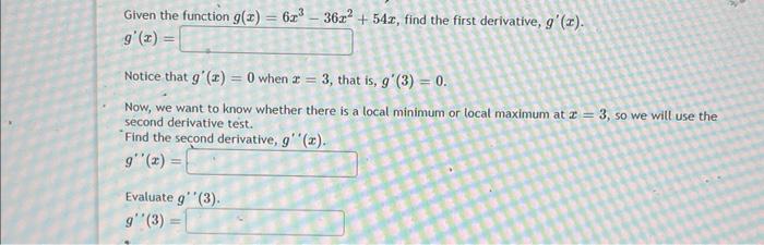 Solved Let f(x)=x3+12x2−27x+2 (a) Use the definition of a | Chegg.com