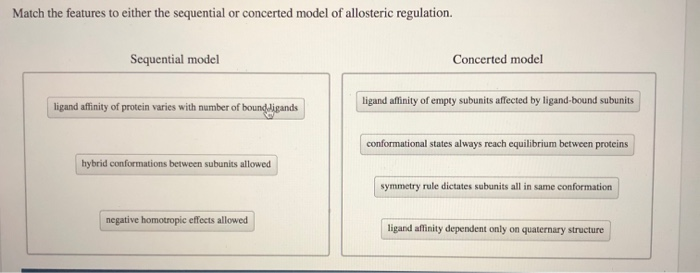 Solved Match the features to either the sequential or | Chegg.com