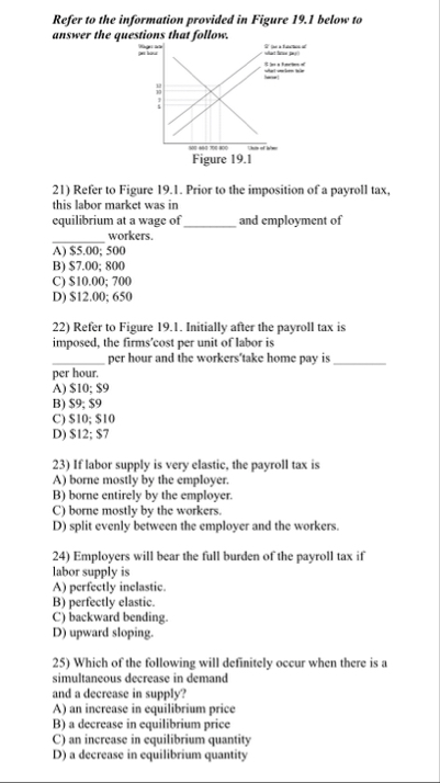 Solved Refer to the information provided in Figure 19.1 | Chegg.com