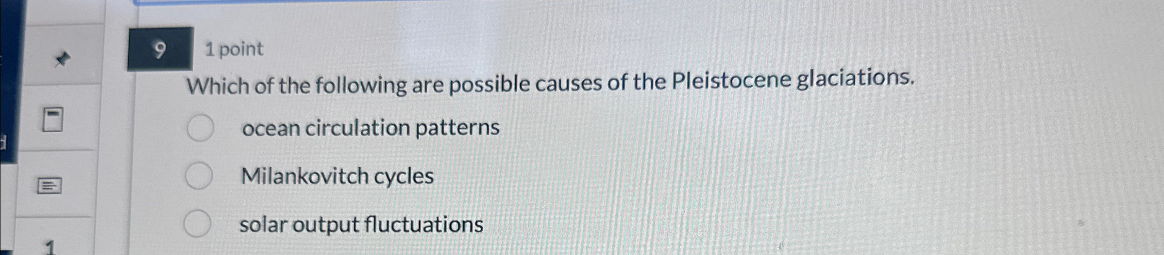 Solved 1 ﻿pointWhich of the following are possible causes of | Chegg.com