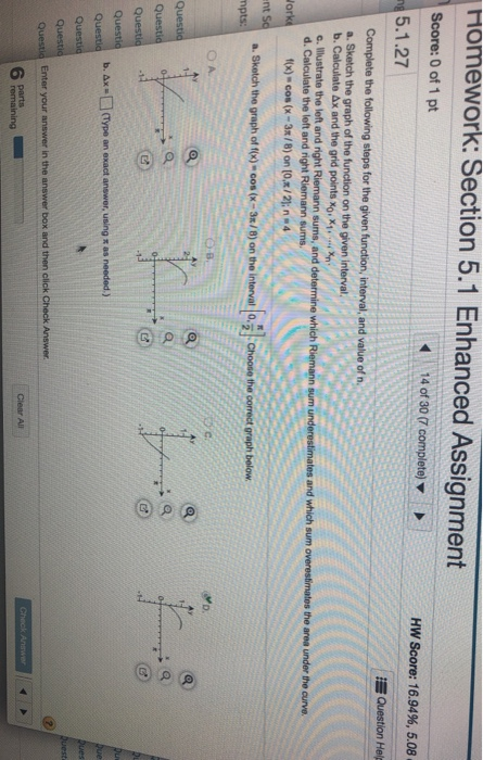 Solved D Homework Section 5 1 Enhanced Assignment Score 0