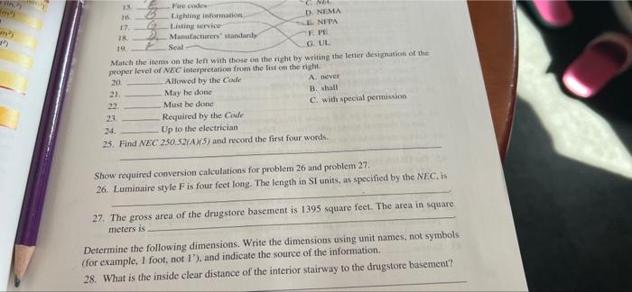 Solved CHAPTER Commercial Buding Plans and p Complete the | Chegg.com