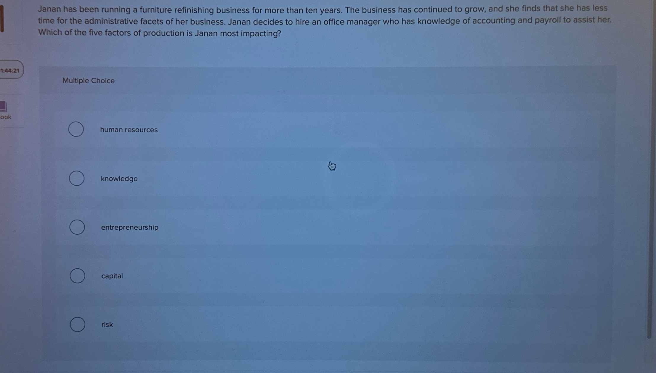 Solved Janan has been running a furniture refinishing | Chegg.com