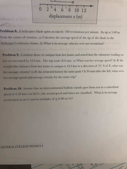 Solved O 2 468 10 12 displacement x (m) sblem Problem 8. A | Chegg.com