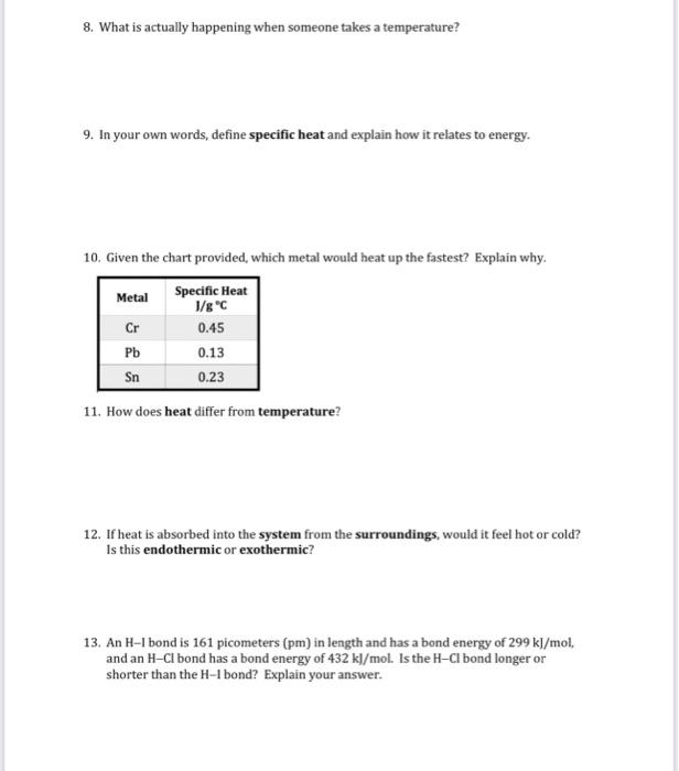 Solved Name: Class: Date: Energy Question Review Worksheet | Chegg.com