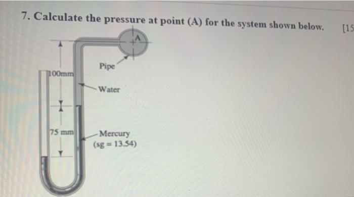 Solved 8. Calculate (PA-PB) for the manometer shown below if | Chegg.com