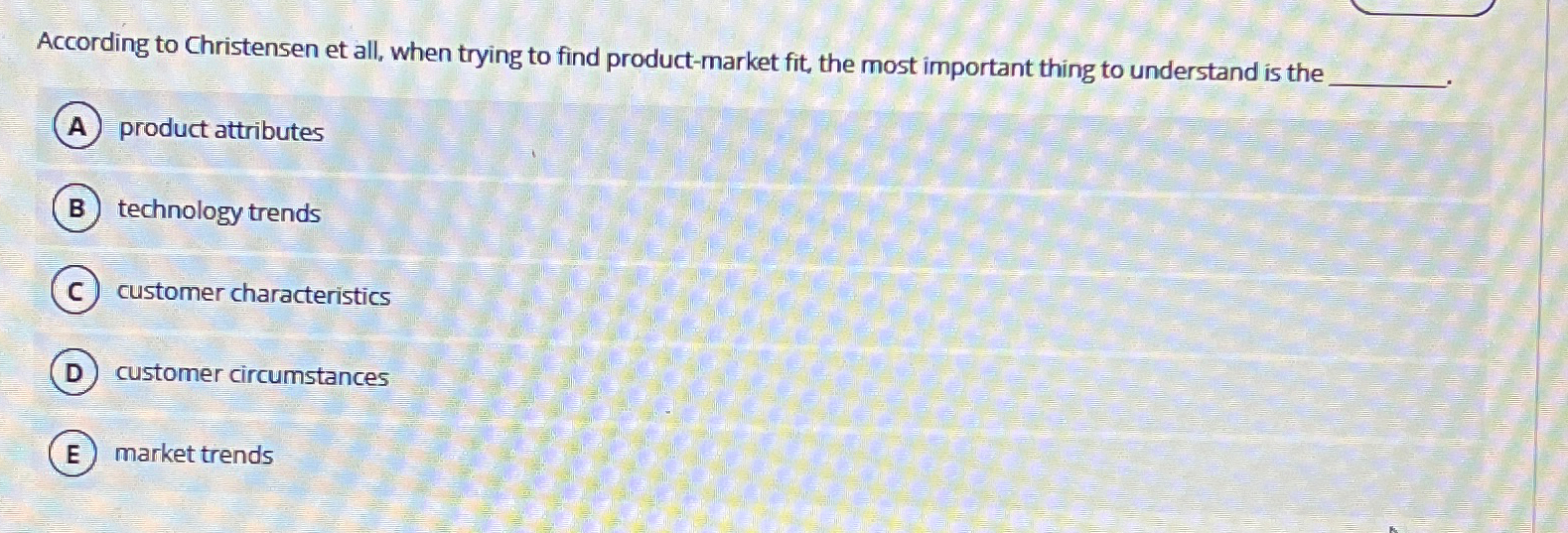 Solved According to Christensen et all, when trying to find | Chegg.com
