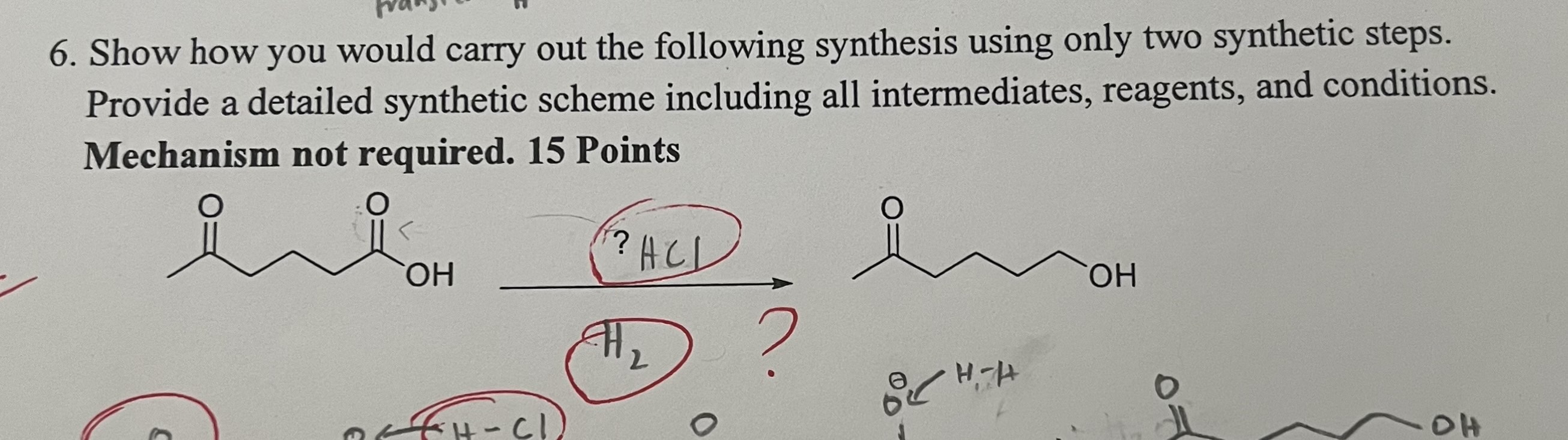 Solved Show how you would carry out the following synthesis | Chegg.com
