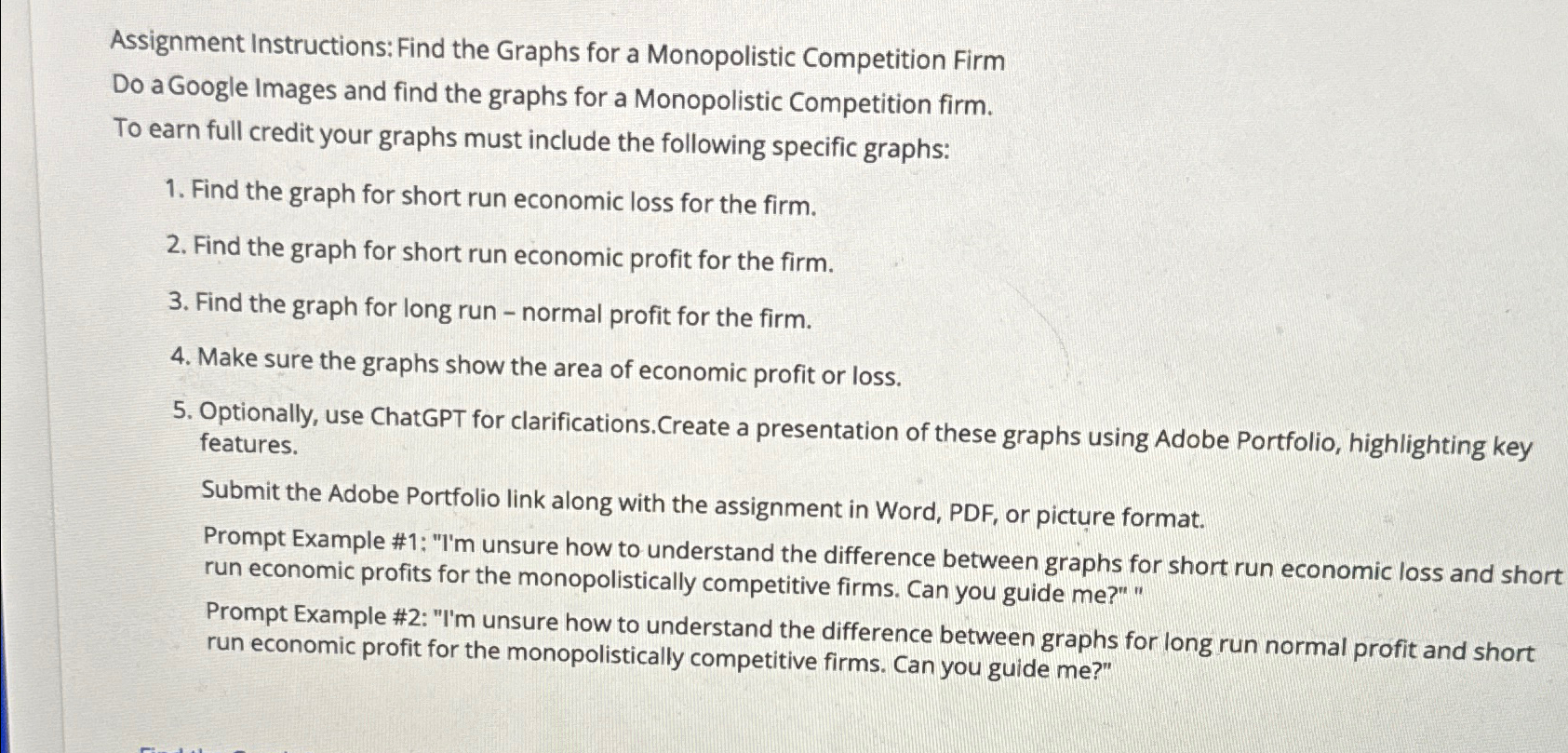 Solved Assignment Instructions: Find the Graphs for a | Chegg.com