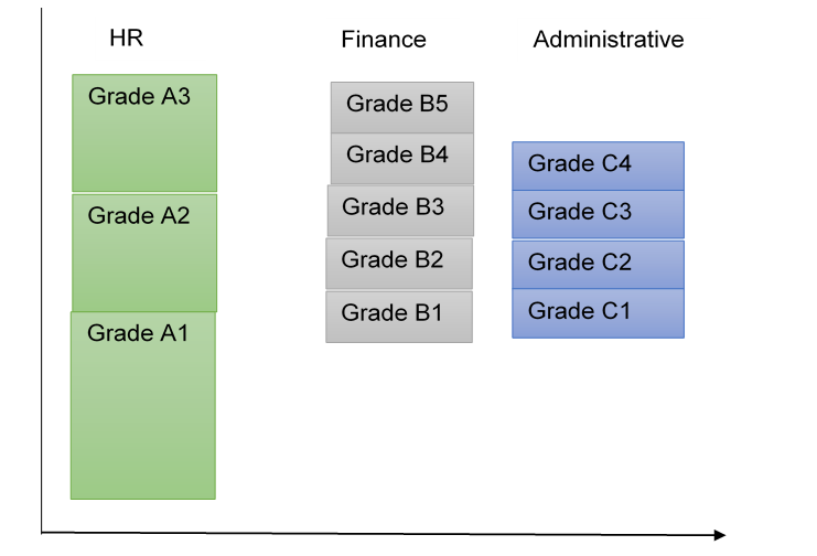 Solved Identify the type of pay structure portrayed in the | Chegg.com