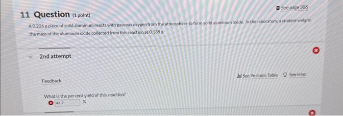 Solved 11 Question (1 point) A. 02268 piece of solid | Chegg.com