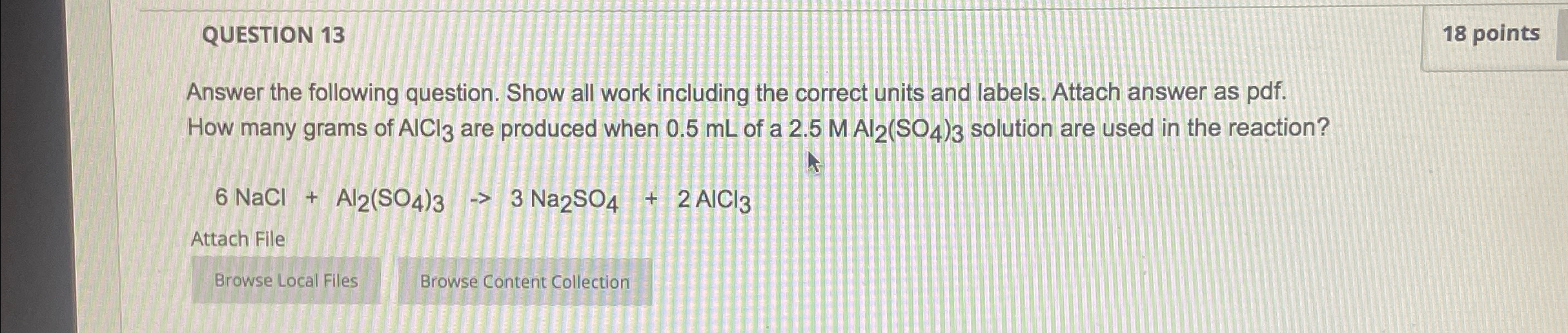 Solved QUESTION 1318 ﻿pointsAnswer the following question. | Chegg.com