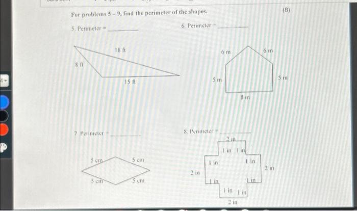 Solved R Unit 1: Geometry USE a RULER for ALL Drawings Draw | Chegg.com