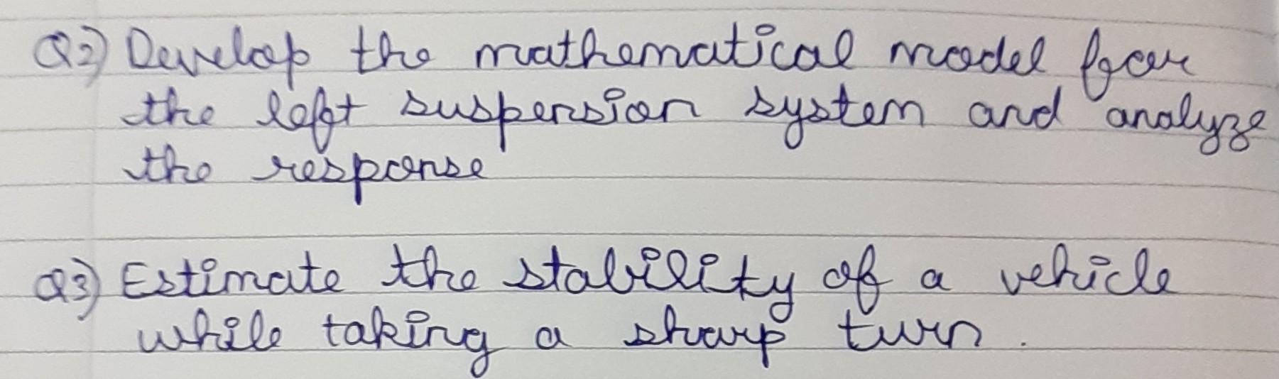 Solved QDevelop the mathematical model bove the left | Chegg.com