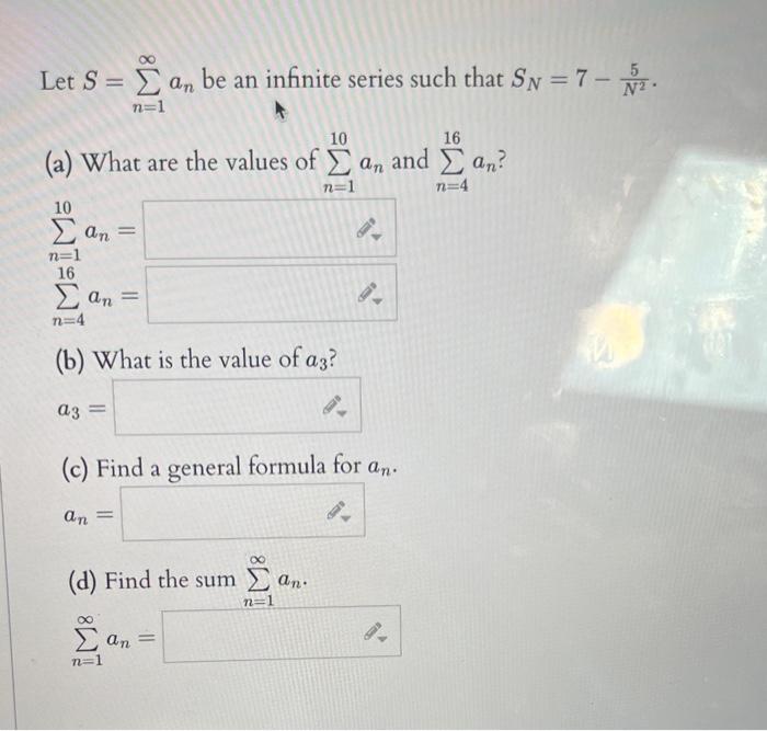 Solved 5.2 Infinite Series (Calculus 2)provide an answer for | Chegg.com