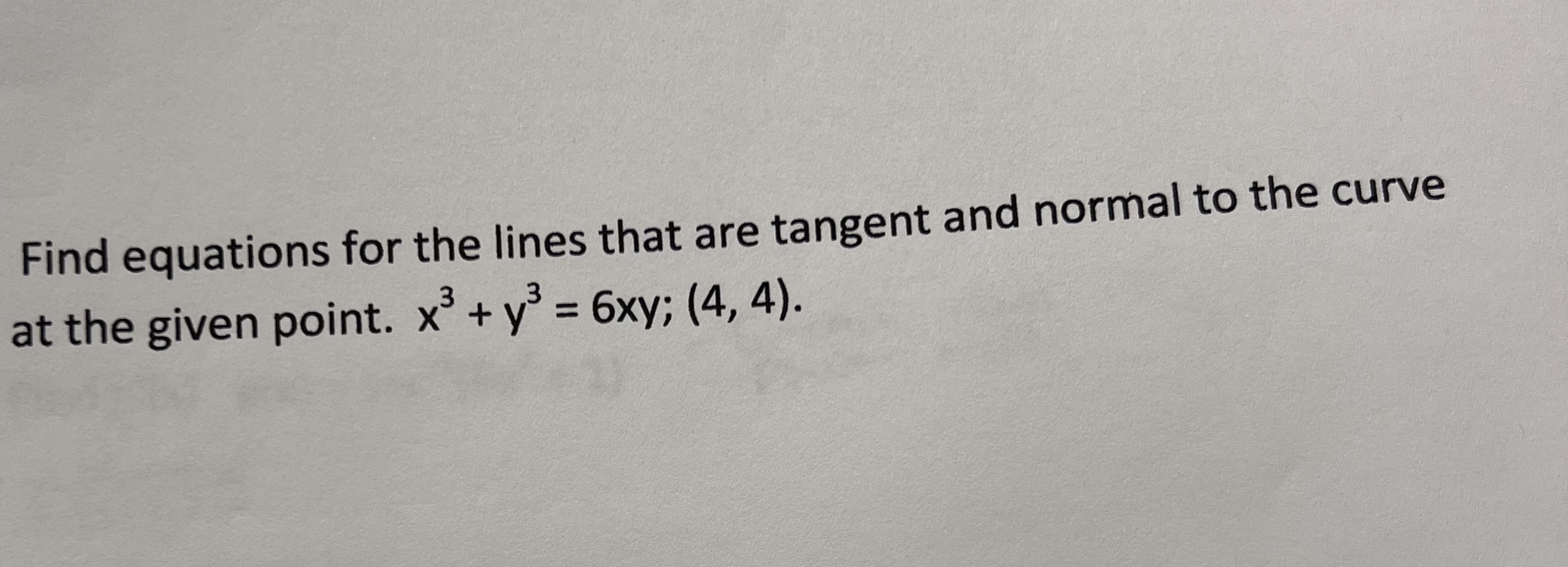 Find equations for the lines that are tangent and | Chegg.com