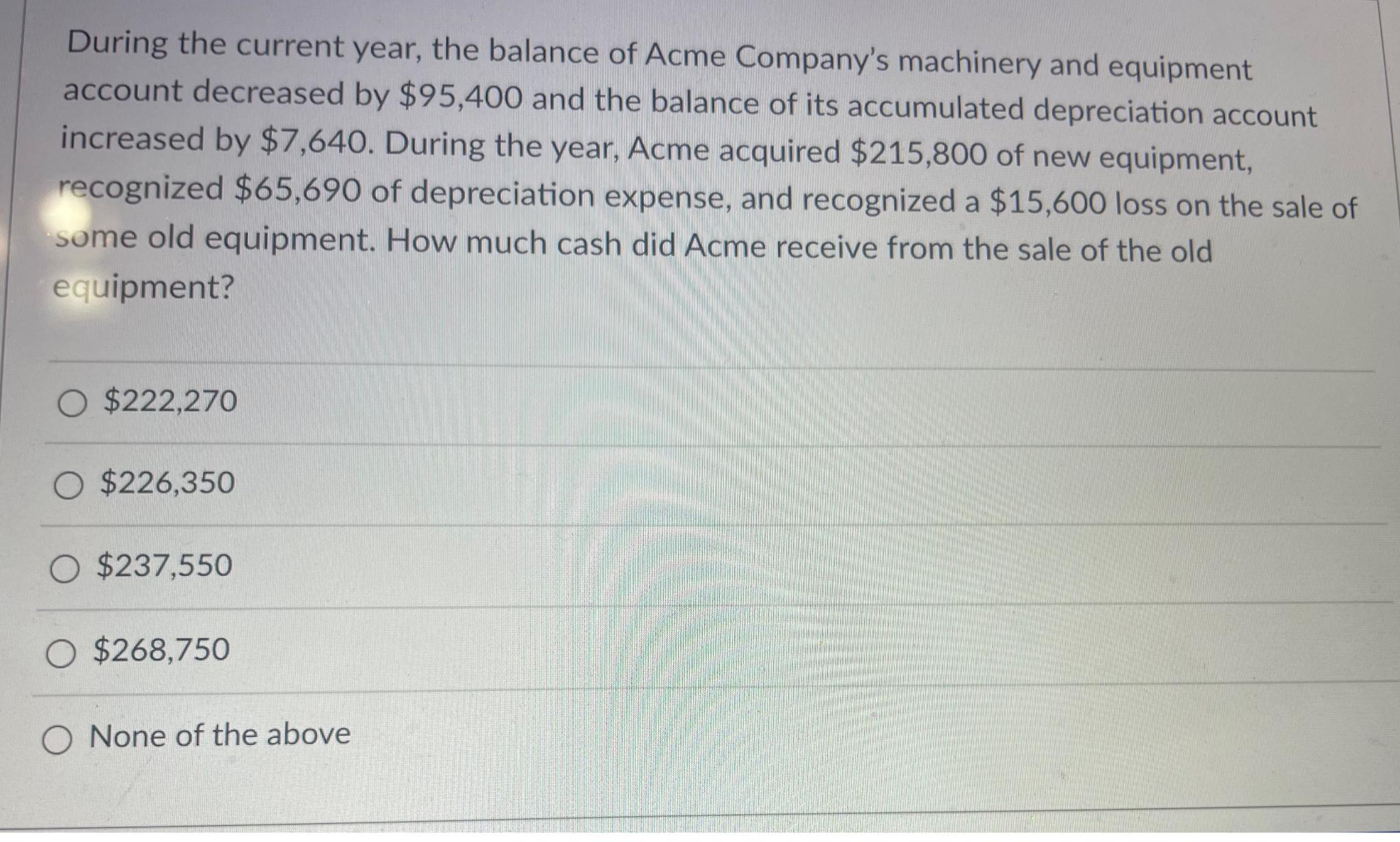 Solved During the current year, the balance of Acme | Chegg.com