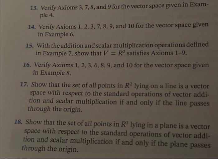 Let V=R2 and define addition and scalar | Chegg.com