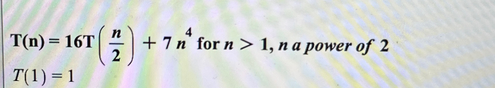 Solved Use theroem B.5 ﻿to determine the order of the | Chegg.com
