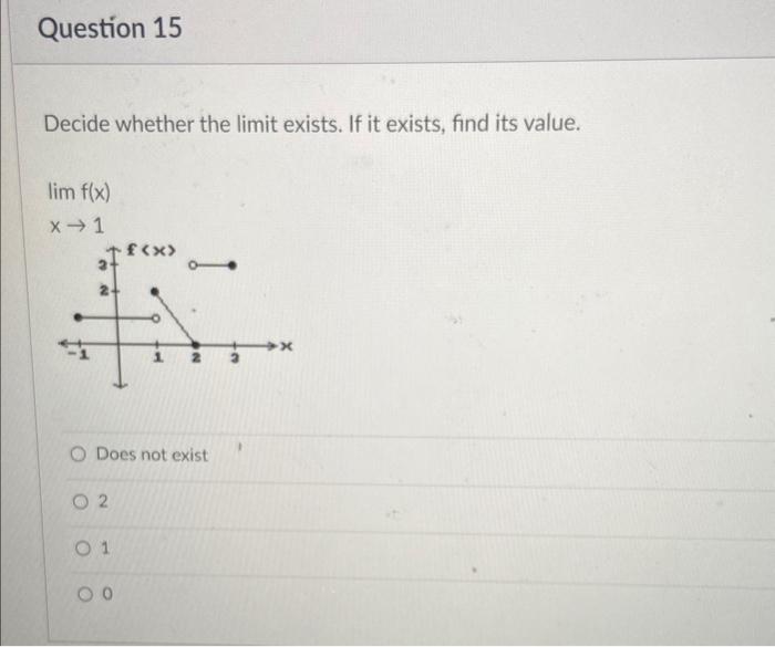 Solved Decide whether the limit exists. If it exists, find | Chegg.com