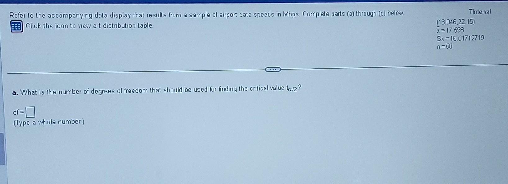 Solved Refer to the accompanying data display that results | Chegg.com