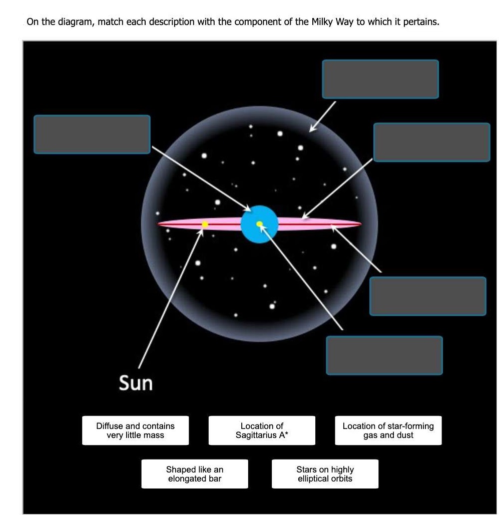 Solved On the diagram, match each description with the | Chegg.com