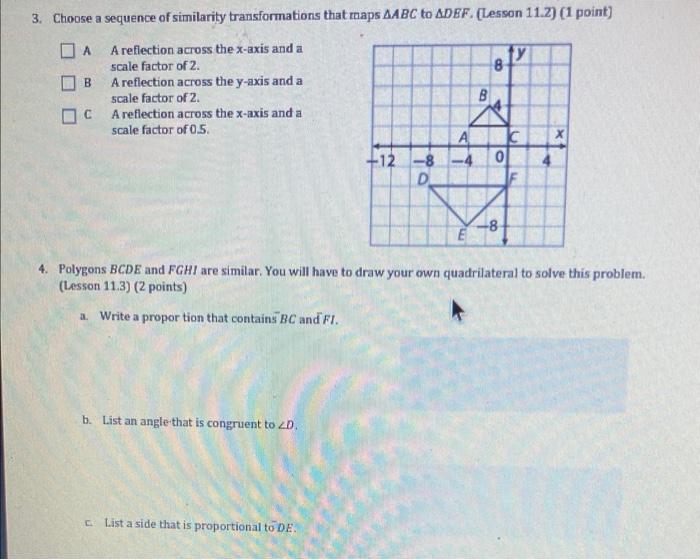 Solved 3. Choose a sequence of similarity transformations | Chegg.com