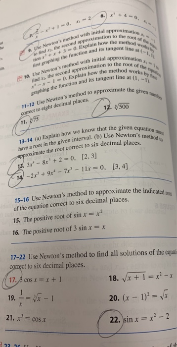 Solved Approximation Is X 4 For Each Initial