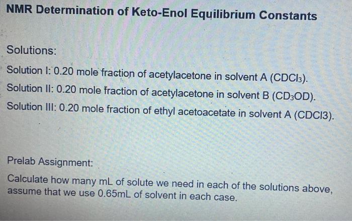 Solved Prelab Assignment: Calculate how many mL of solute we | Chegg.com Solved Prelab Assignment: Calculate how many mL of solute we | Chegg.com