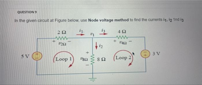 Solved In the given circuit at Figure below, use Node | Chegg.com