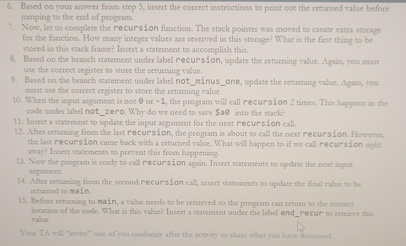 Solved TPS activity 2: Discuss questions 1−6 ( 30 minutes) | Chegg.com