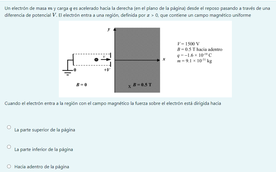 One Electron Mass M ﻿and Load Q ﻿is Accelerated To