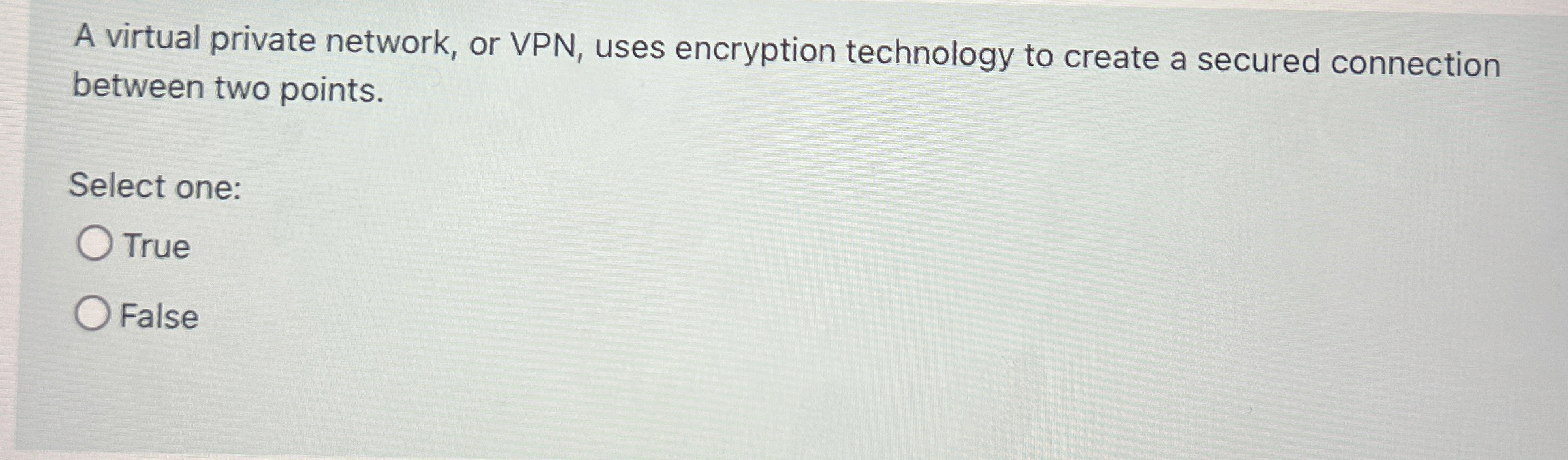 Solved A virtual private network, or VPN, ﻿uses encryption | Chegg.com