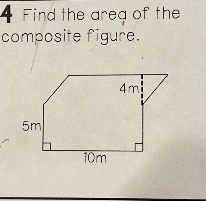 Solved Find the area of the composite figure. | Chegg.com