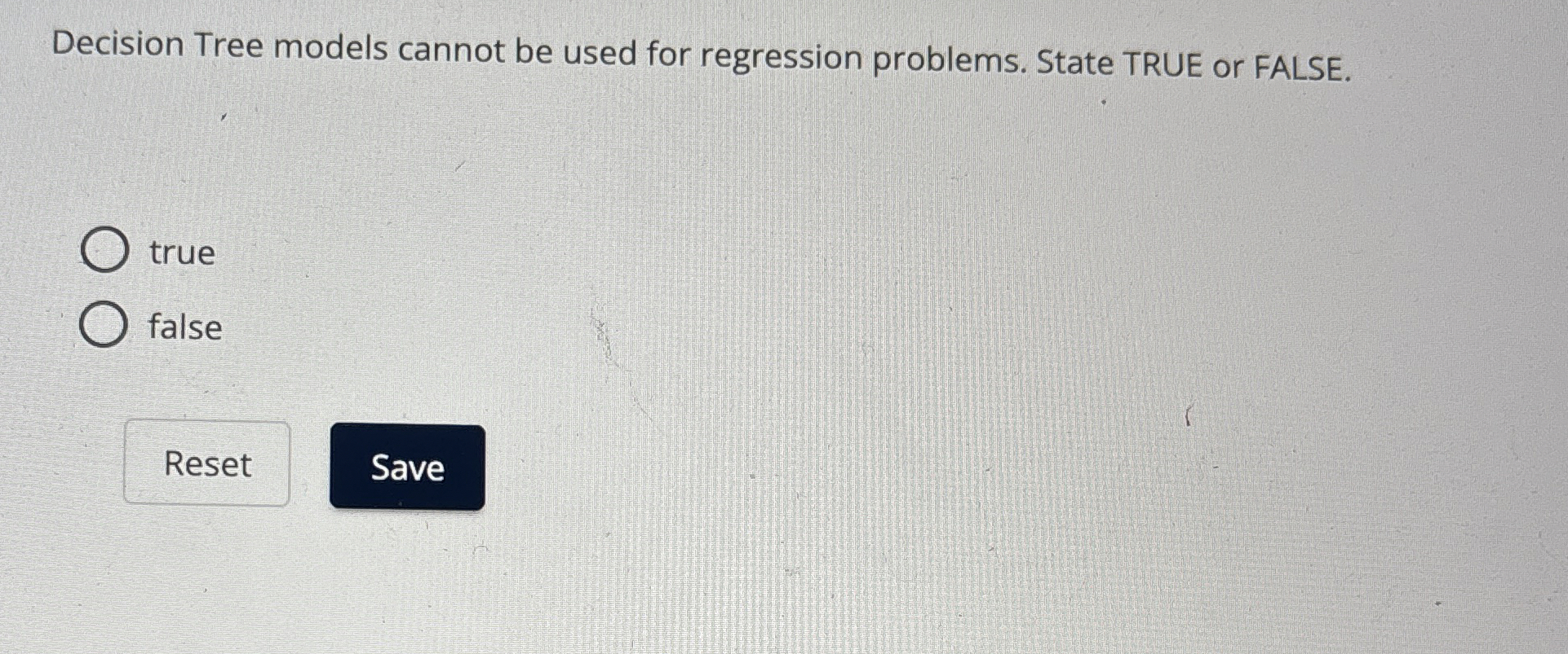 Solved Decision Tree models cannot be used for regression | Chegg.com