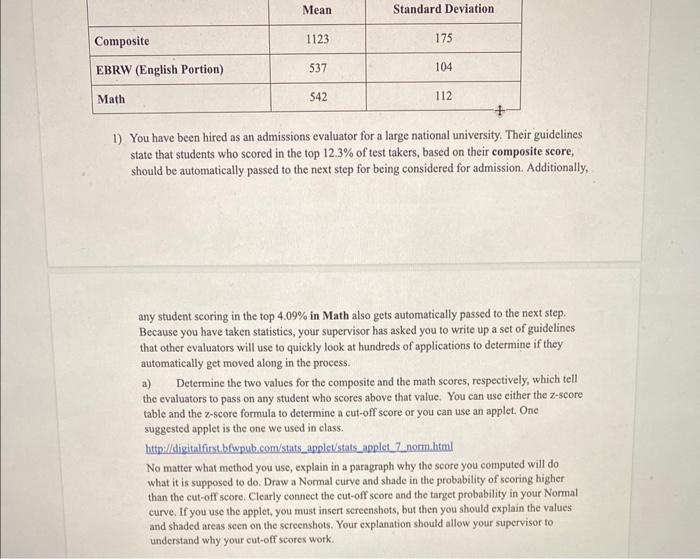 determine the two values for the composite and the | Chegg.com