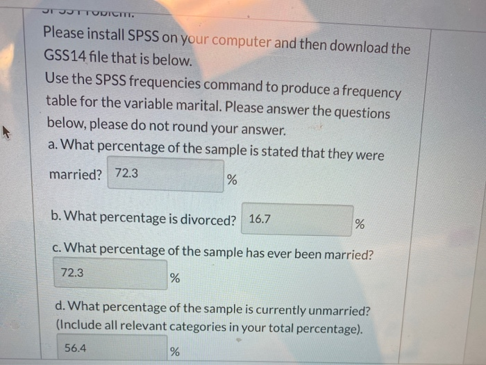 Solved Partial Question 1 0.25/1 pts SPSS Problem: Please | Chegg.com