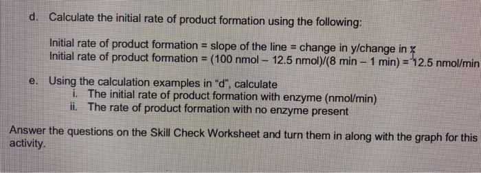 Solved How do you calculate the initial rate of product | Chegg.com