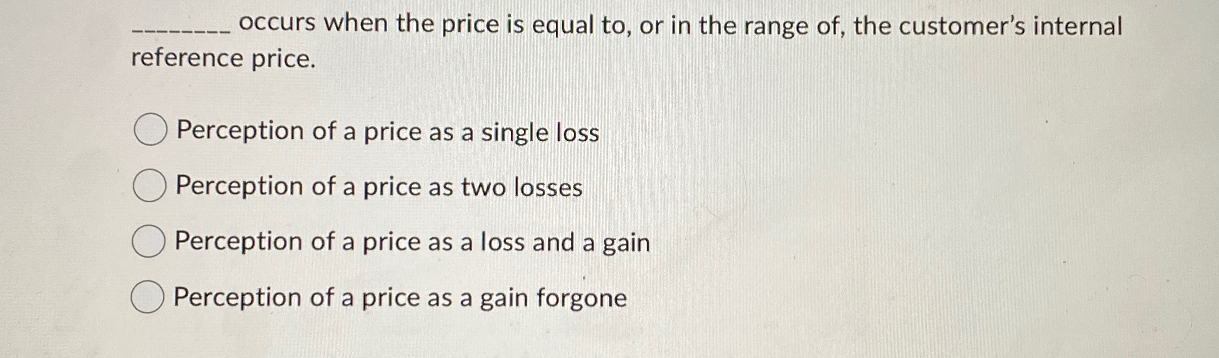 Solved occurs when the price is equal to, ﻿or in the range | Chegg.com