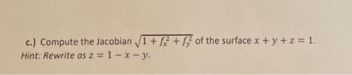 Solved 3.) I Let C be the triangular path that forms the | Chegg.com