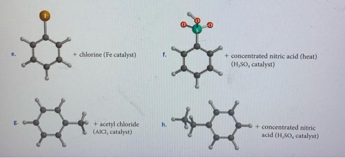 Solved For each of the monosubstituted benzenes shown below, | Chegg.com