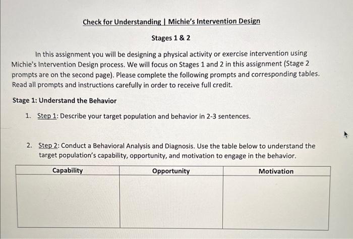 Solved Stages 1 \& 2 In this assignment you will be | Chegg.com