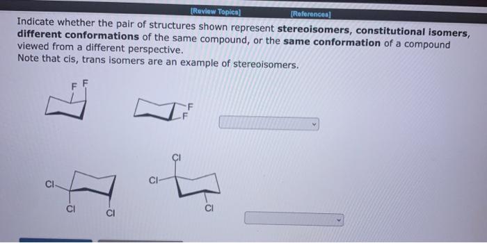 Solved Indicate whether the pair of structures shown | Chegg.com
