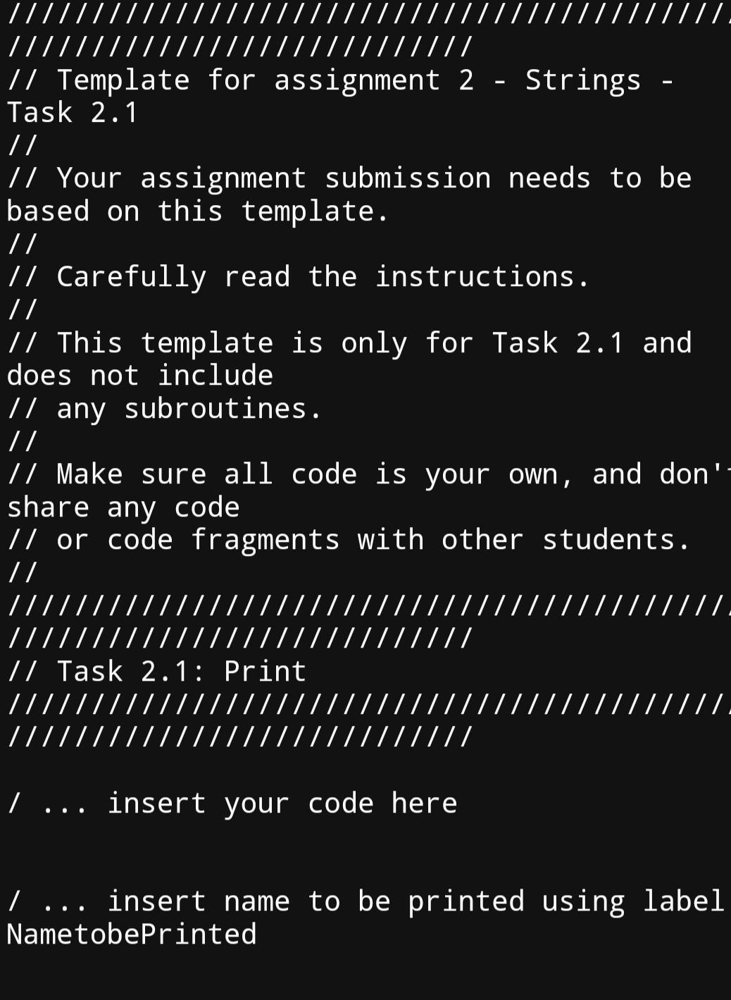 Solved A string is a sequence of characters. It's the basic | Chegg.com