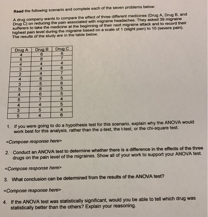 Solved Road the following scenario and complete each of the | Chegg.com