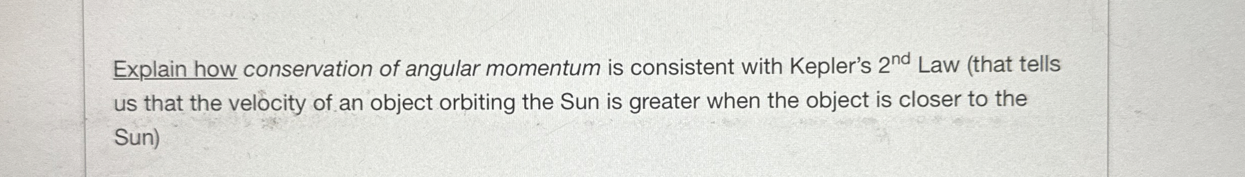 Solved Explain how conservation of angular momentum is | Chegg.com