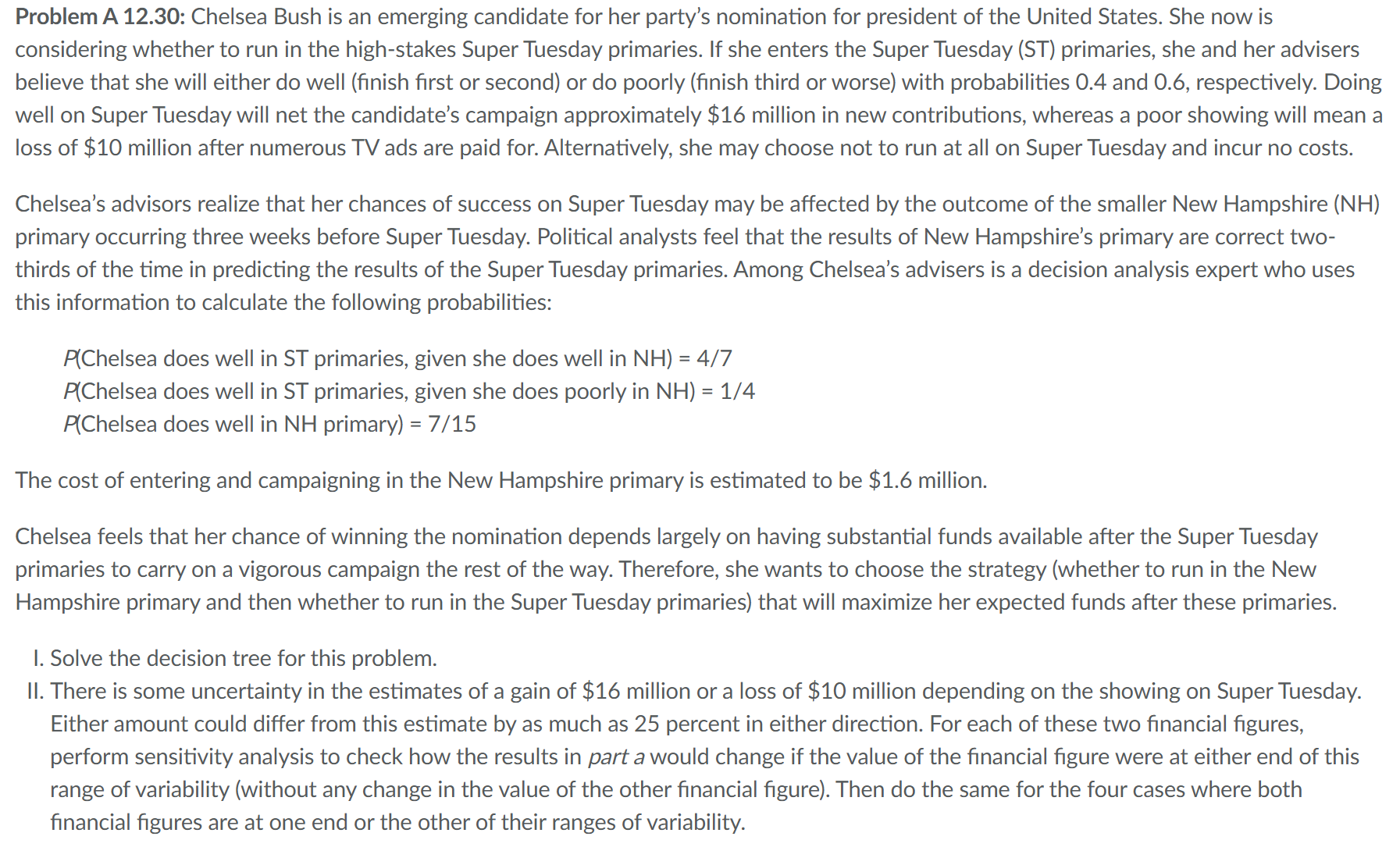 Solved Decision tree question. How do I get the 2 ﻿numbers | Chegg.com