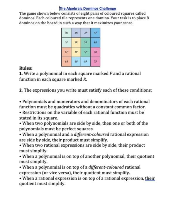 Solved Please help me complete the following project:The | Chegg.com