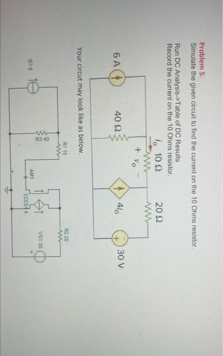 Solved Simulate the following circuits using Tina-TI. For | Chegg.com