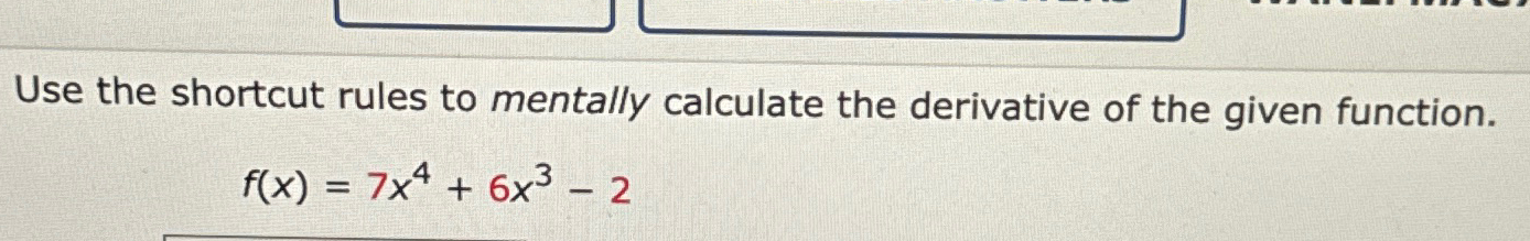 Solved Use the shortcut rules to mentally calculate the | Chegg.com